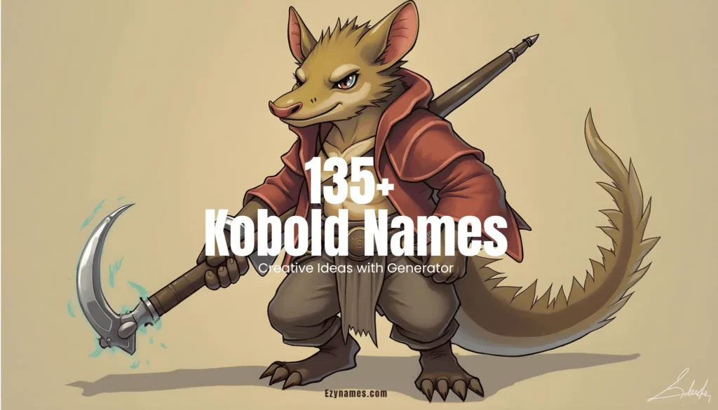 135+ Kobold Names: Creative Ideas with Generator - EZYNames