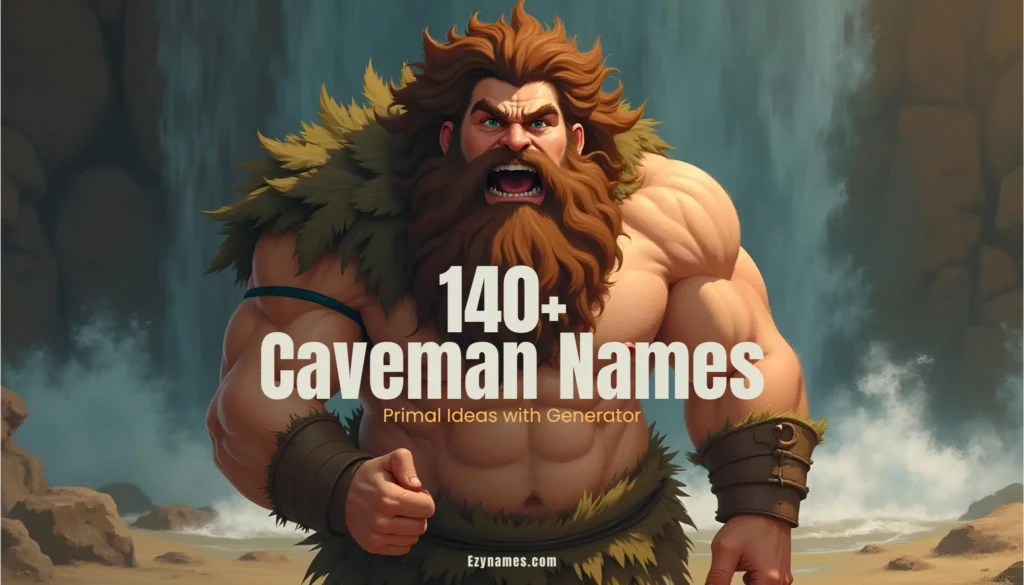 140+ Caveman Names: Primal Ideas with Generator - EZYNames