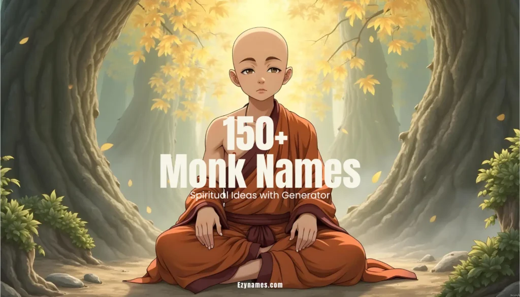 150+ Monk Names: Spiritual Ideas with Generator - EZYNames