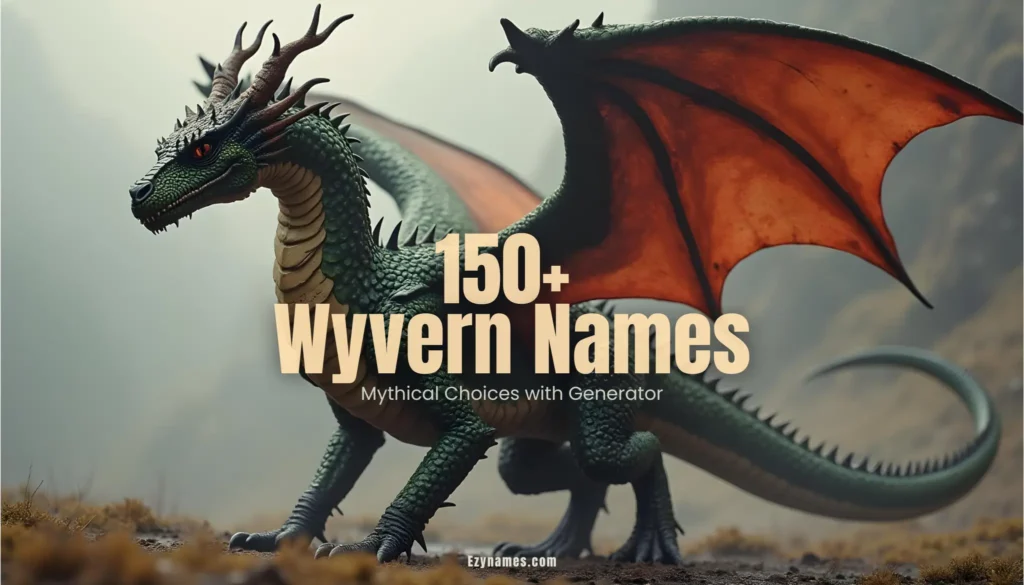 150+ Wyvern Names: Mythical Choices with Generator - EZYNames
